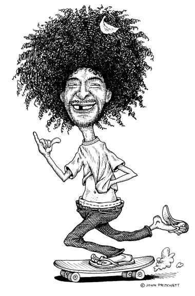 Bu La‘ia caricature, Kaui Hill, Bulaia, Hawaiian entertainer, comedian ...