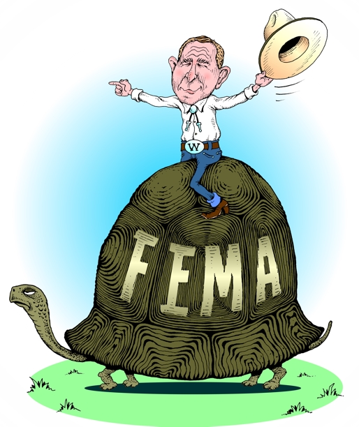FEMA cartoon, Federal Emergency Management Agency editorial cartoon ...