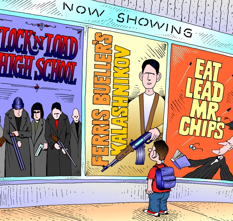 School Cartoons In Color