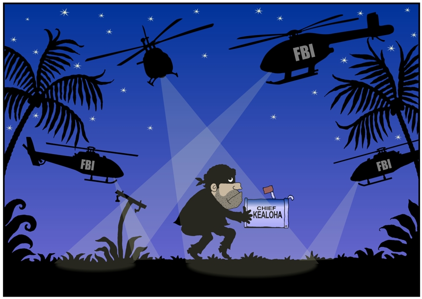 Honolulu Police Chief Kealoha cartoon, mystery, intrigue, conspiracy ...