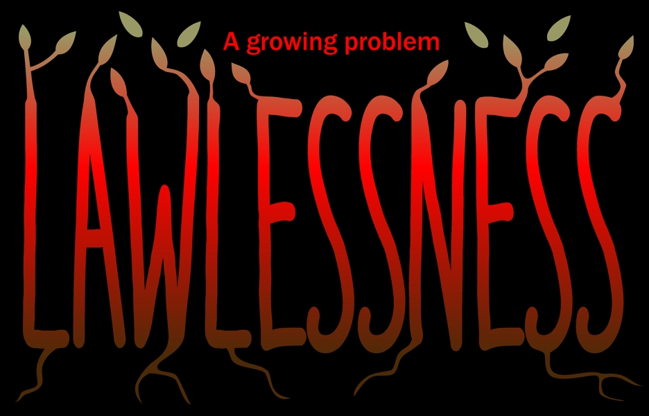 Lawlessness cartoon, lawlessness is a growing problem, TMT protesters ...